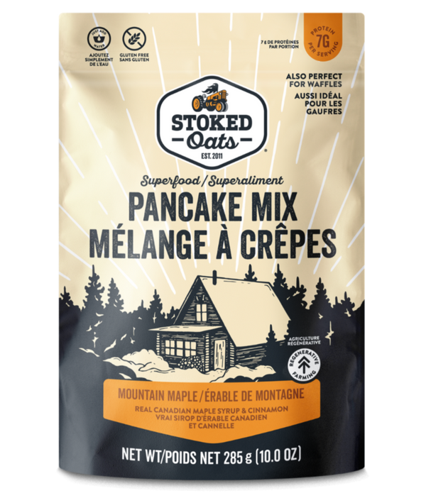 Mountain Maple Pancake Mix 285g - Stoked Oats